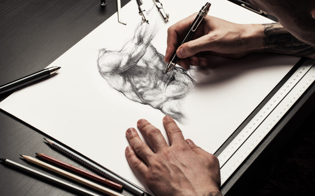 ANATOMY STUDY - Kruti Art Academy